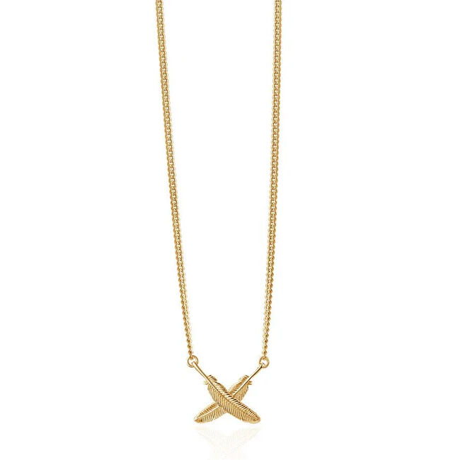 Boh Runga Feather Kisses Pendant Gold Plate Ballantynes Department Store